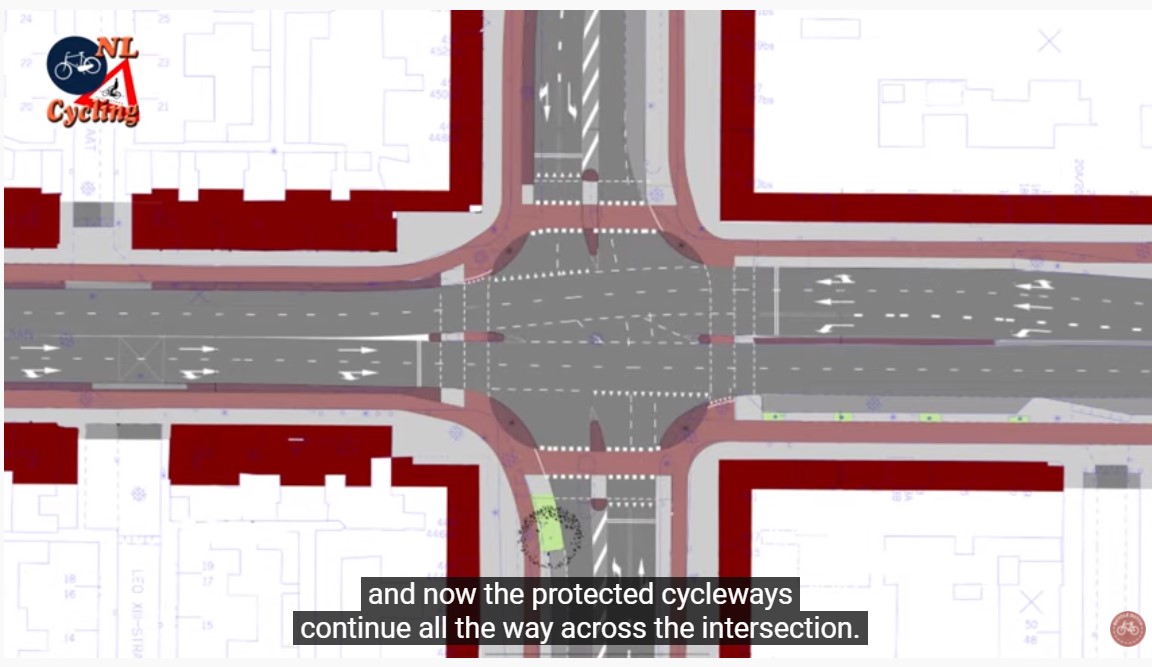 Intersection redesign in The Netherlands - Observatório da Bicicleta